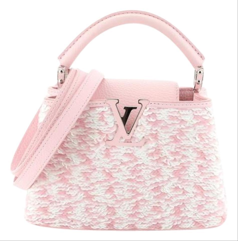 Louis Vuitton Small Bag With Pink Strapless Bra | semashow.com