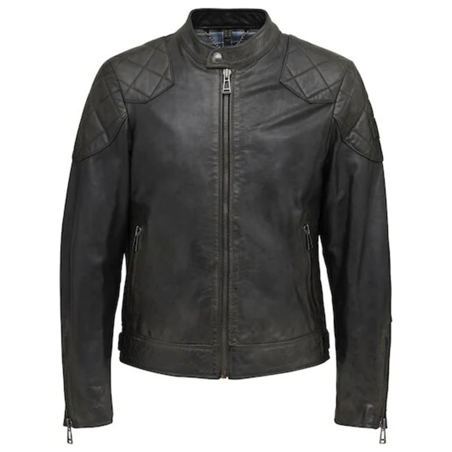 Belstaff Outlaw Jacket Hand Waxed Leather Black for Men | Lyst