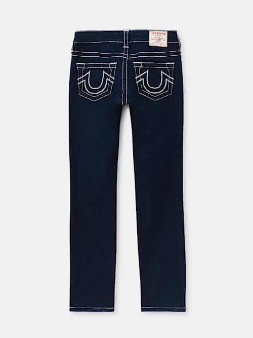 True Religion Boys Rocco Rope Stitch Skinny Jean in Blue for Men | Lyst
