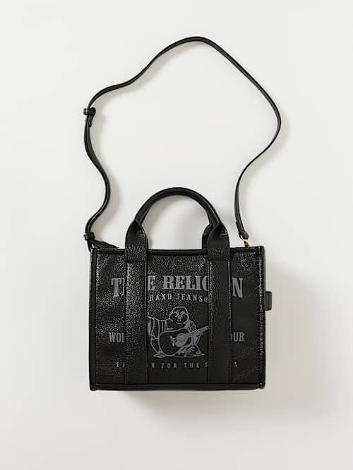 True Religion World Tour Logo Tote Bag in Black | Lyst