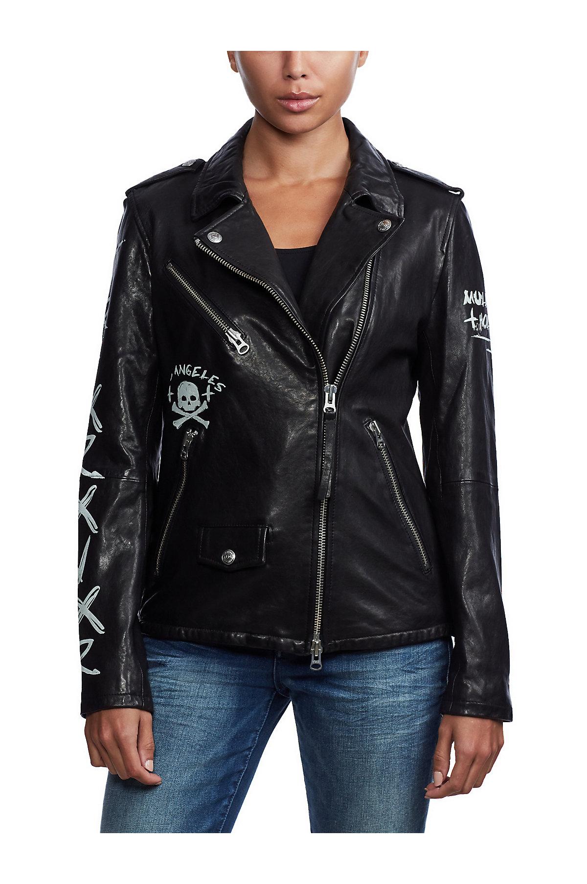 True Religion Leather Jacket in Black - Lyst