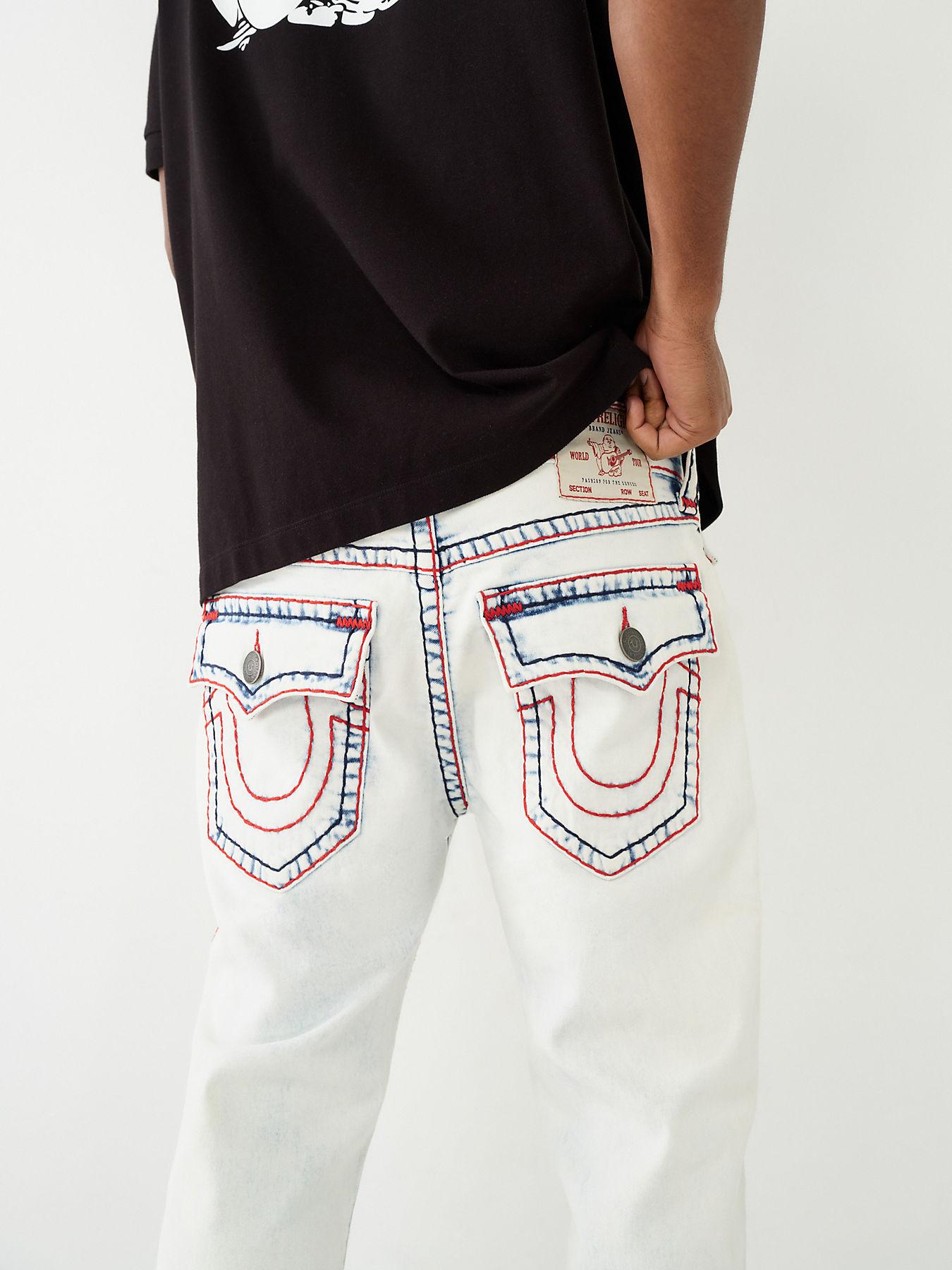 True Religion Red Stitching