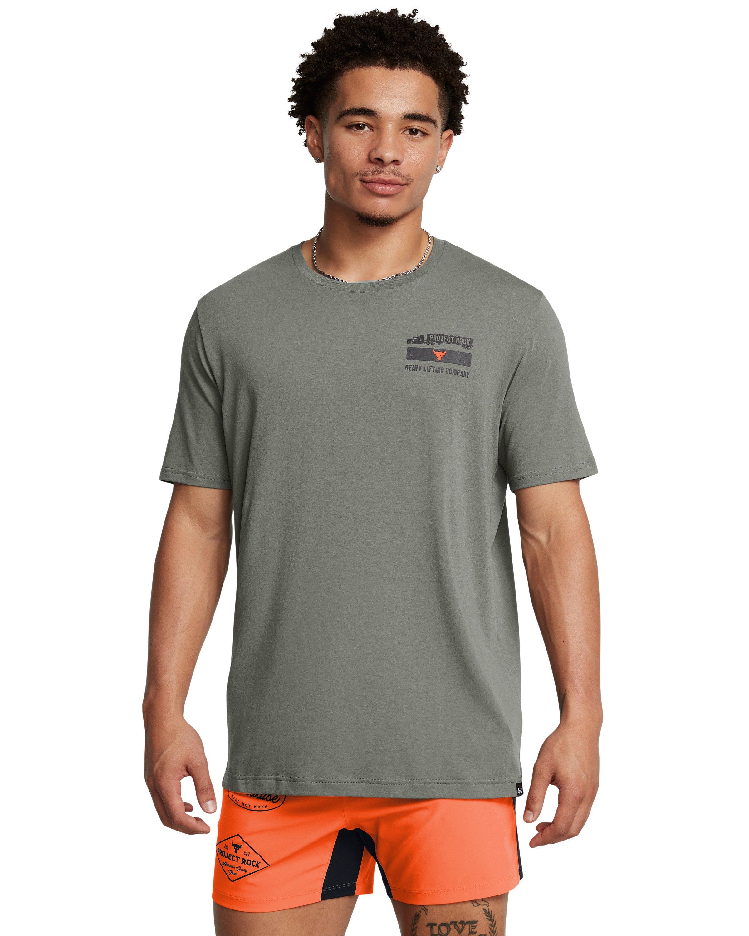 Under Armour Project Rock Tools Of The Trade Short Sleeve Clay / Team ...