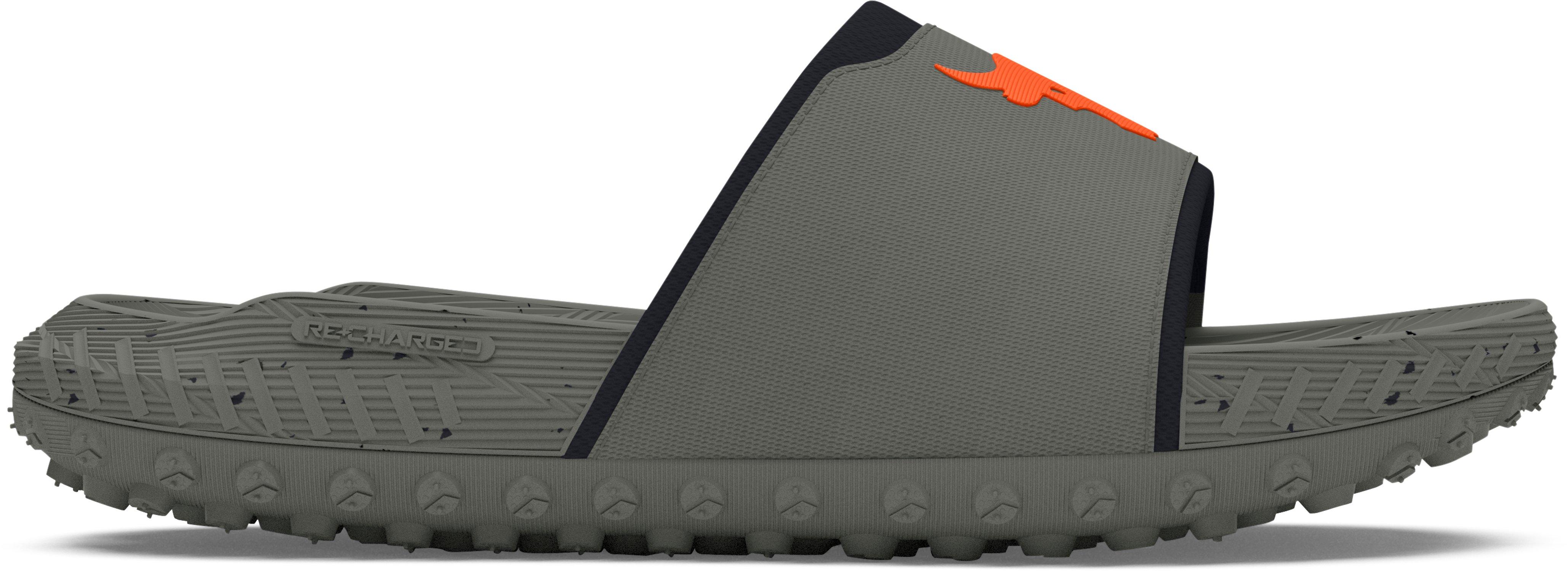 Under Armour Project Rock 3 Slides Clay / / Team in Black | Lyst