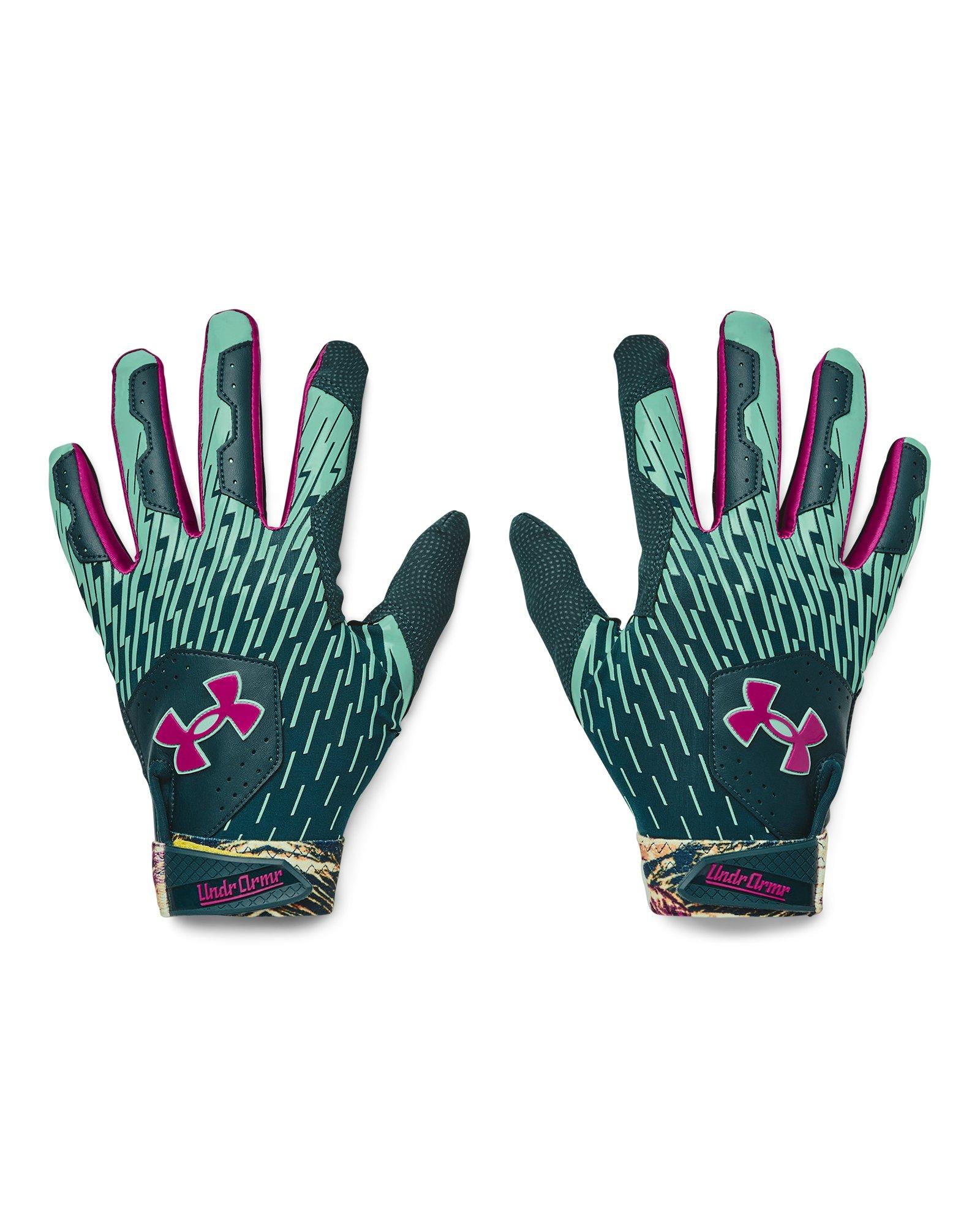 Under Armour Batting Gloves Green