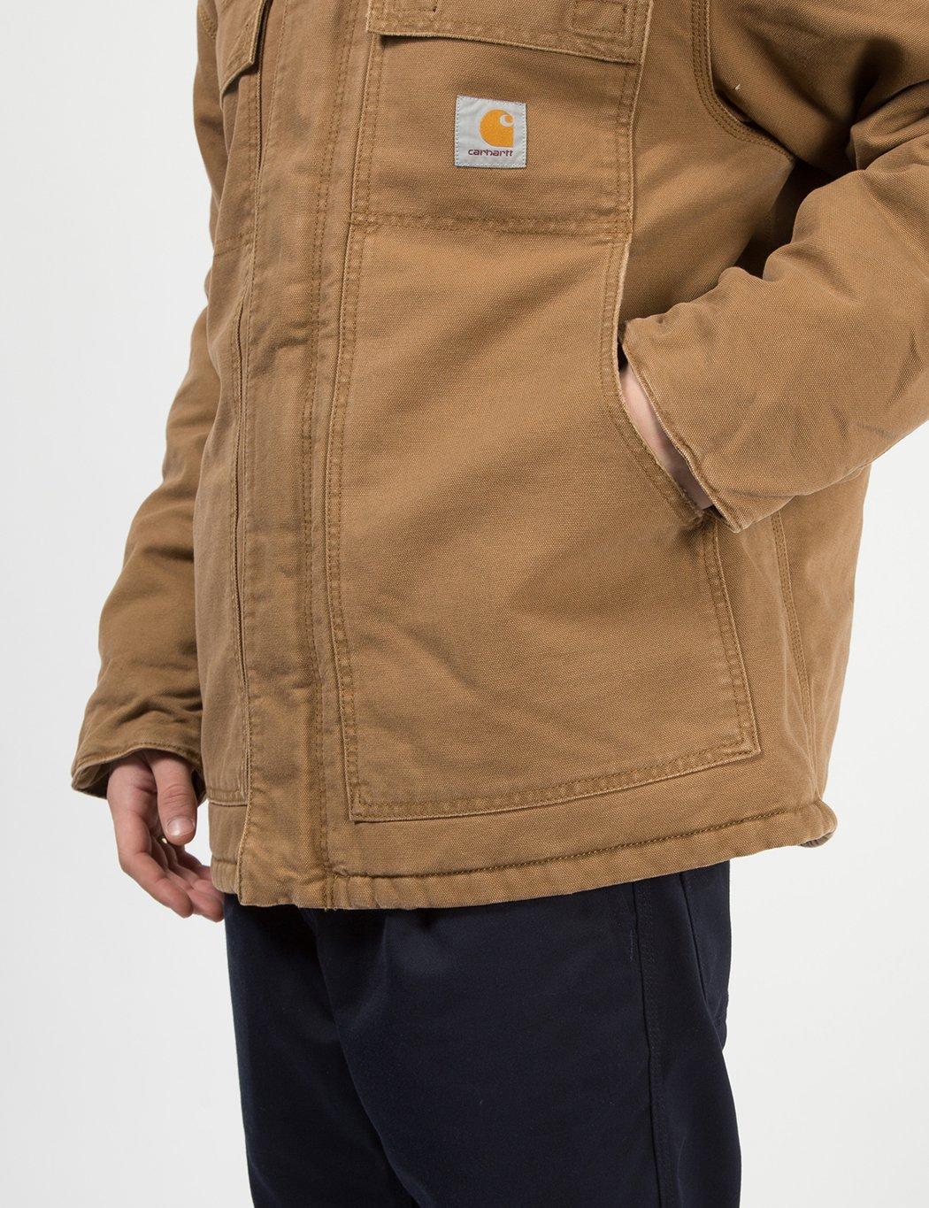 Carhartt Canvas Wip Og Arctic Coat in Brown for Men - Lyst