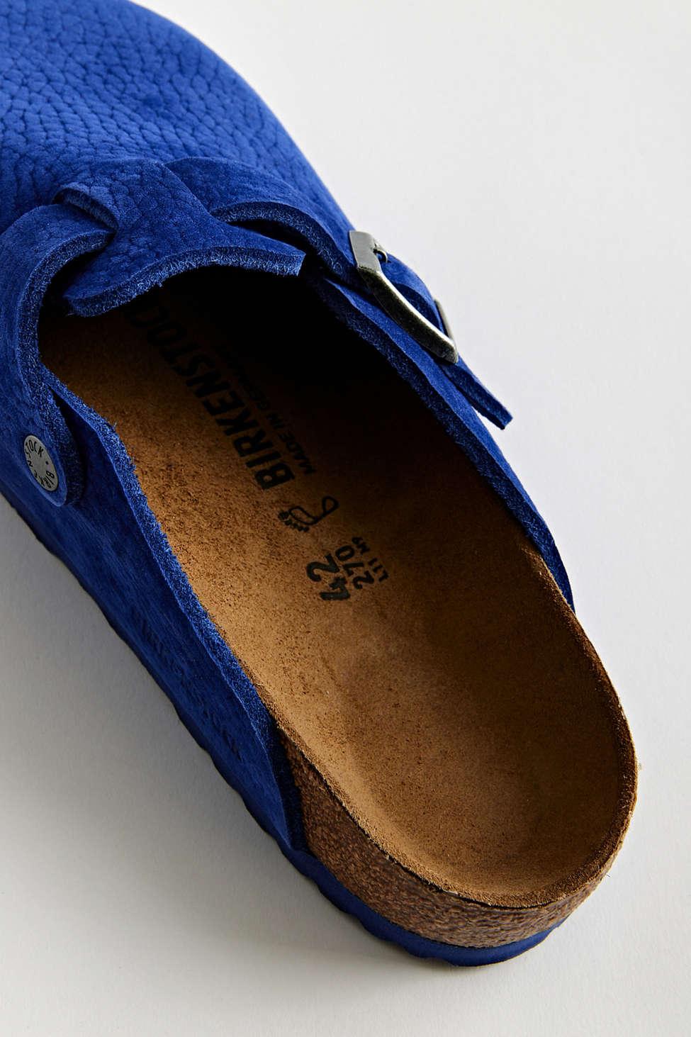 Boston Soft Footbed Suede Leather Navy, 60% OFF