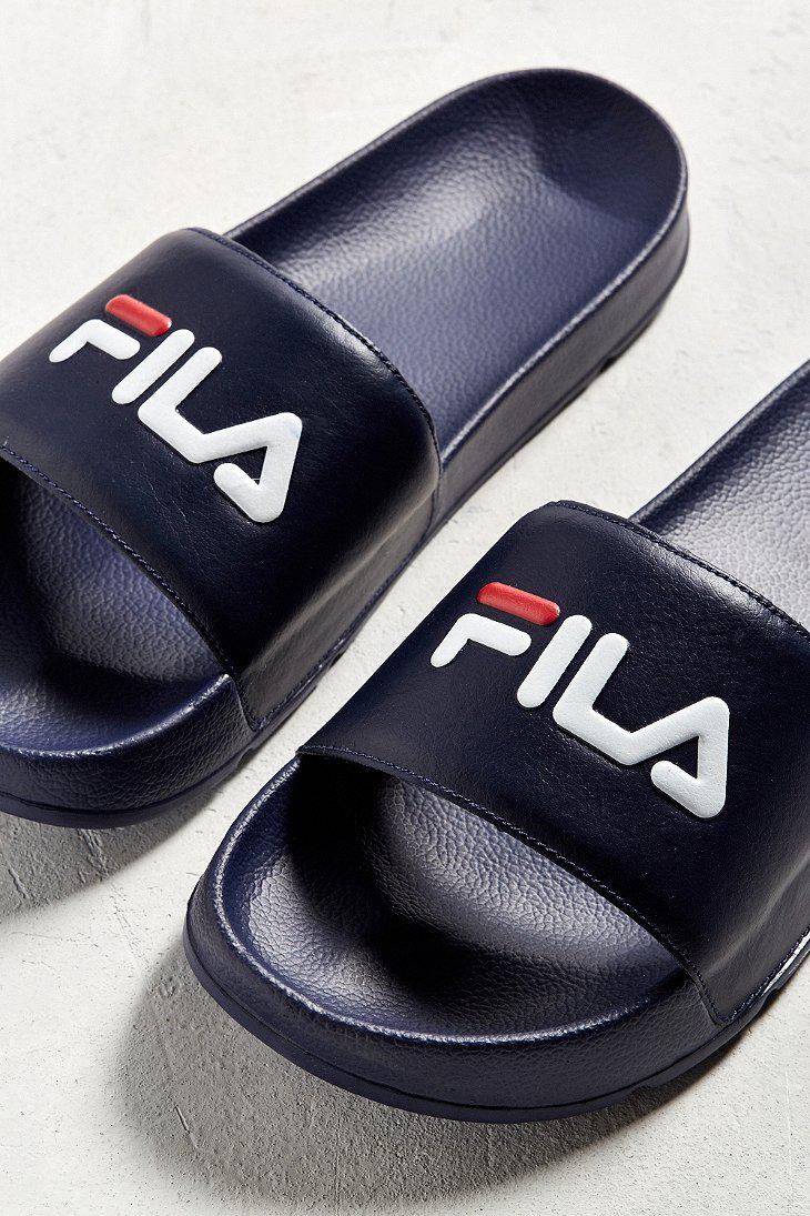 Fila Sport Rubber Slide Sandal In Blue For Men Lyst