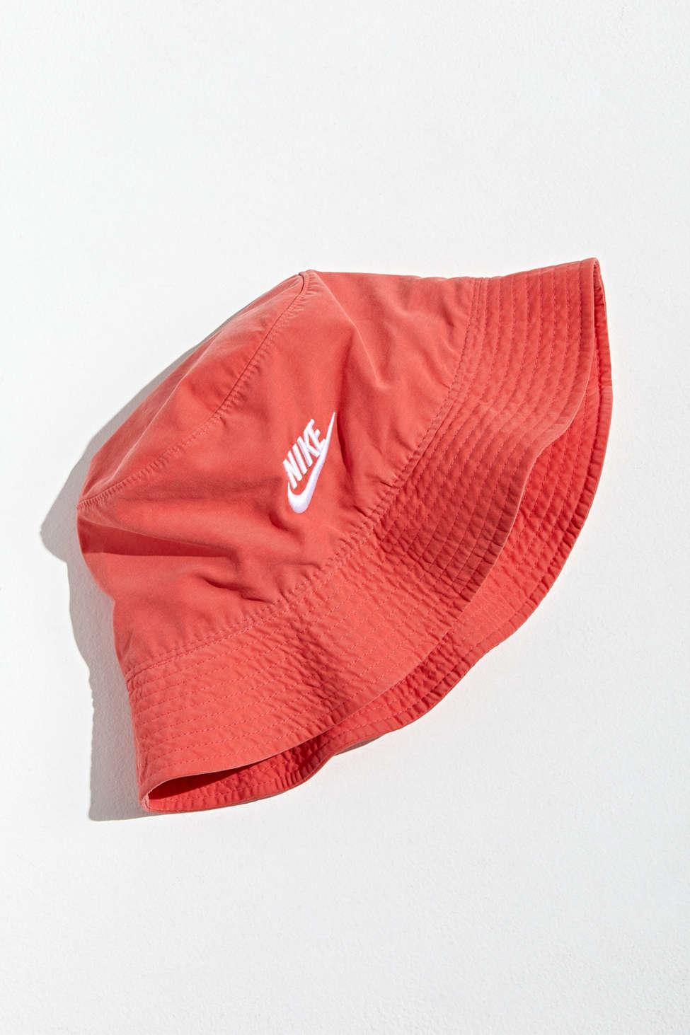 Red Nike Bucket Hat
