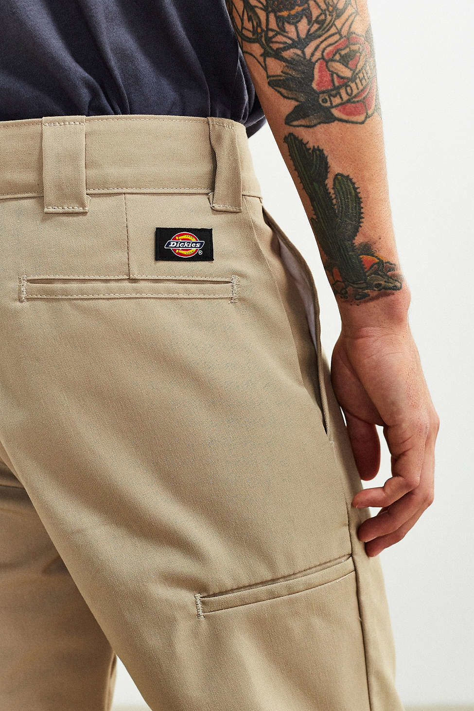 Dickies Cotton X Uo Cropped Slim Tapered Pant in Khaki (Natural) for ...