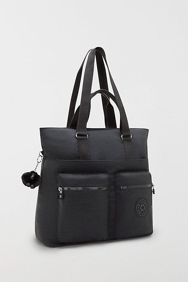 Kipling India Cargo Nylon Tote Bag in Black | Lyst