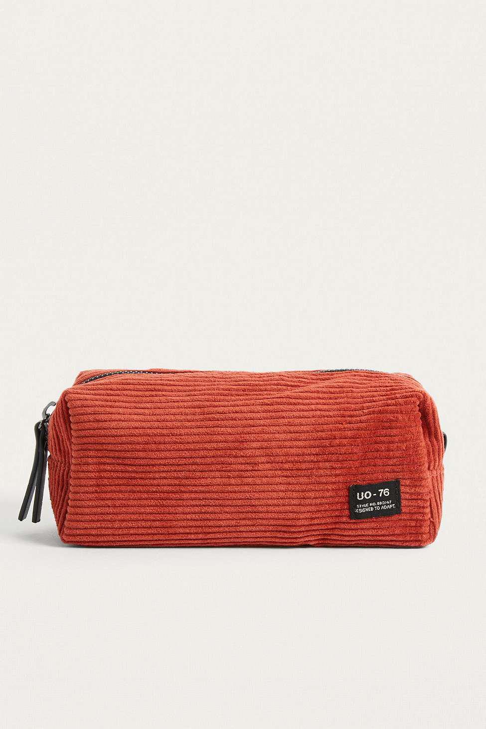 Urban Outfitters Uo Corduroy Pencil Case - Red | Lyst UK