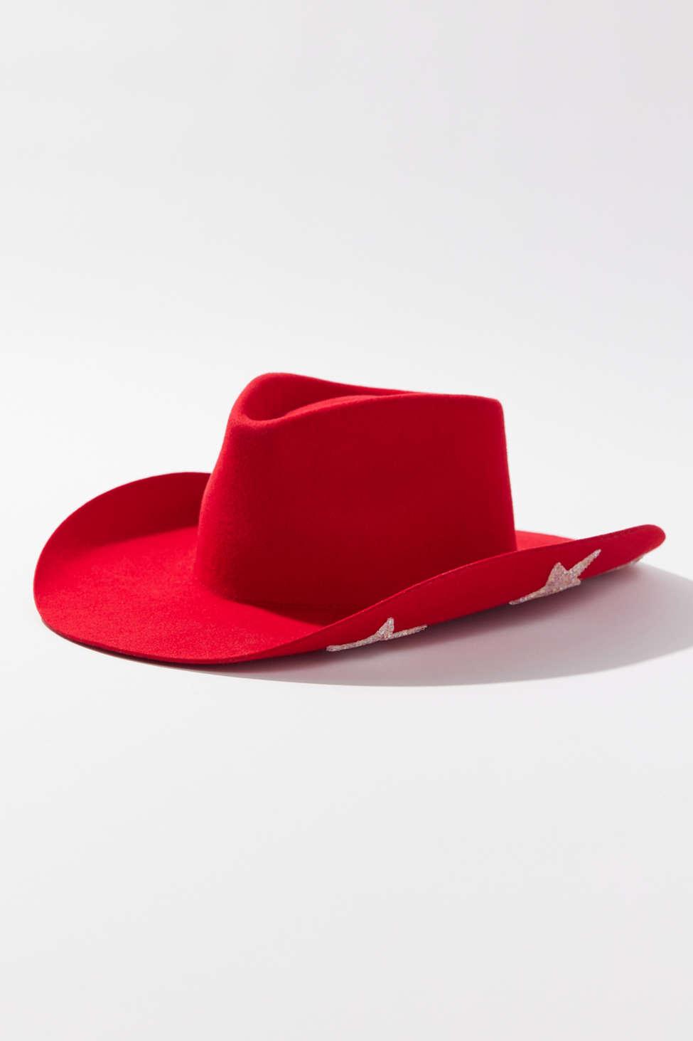Urban Outfitters Star Cowboy Hat in Red | Lyst