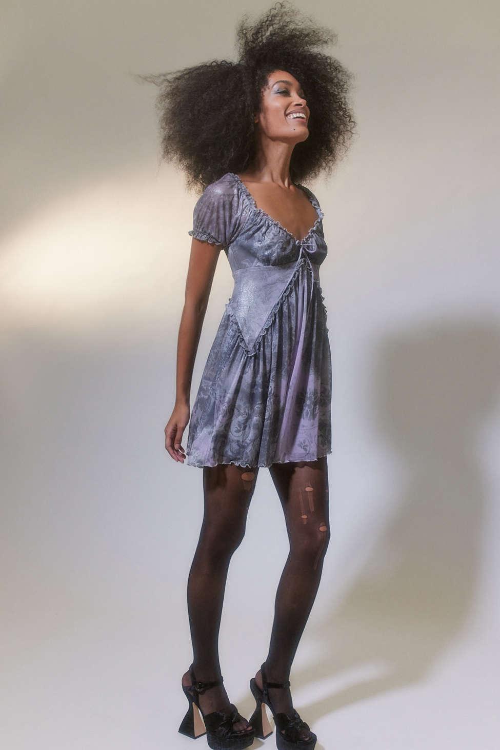 Urban Outfitters Uo Sammy Sparkle Mini Dress | Lyst Canada