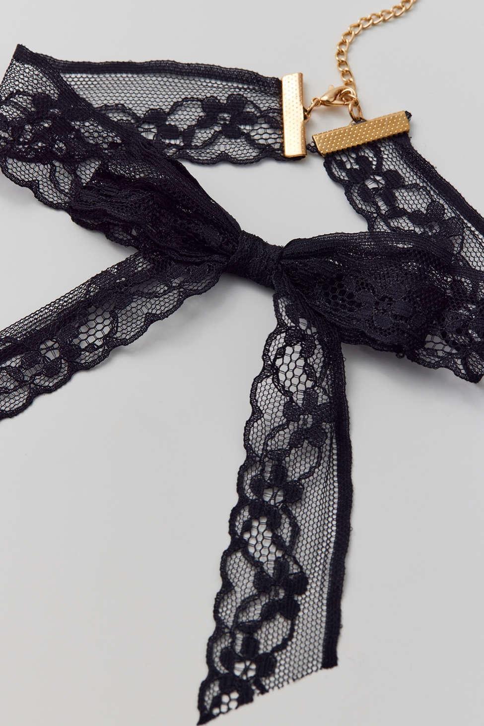 Black Lace Bow
