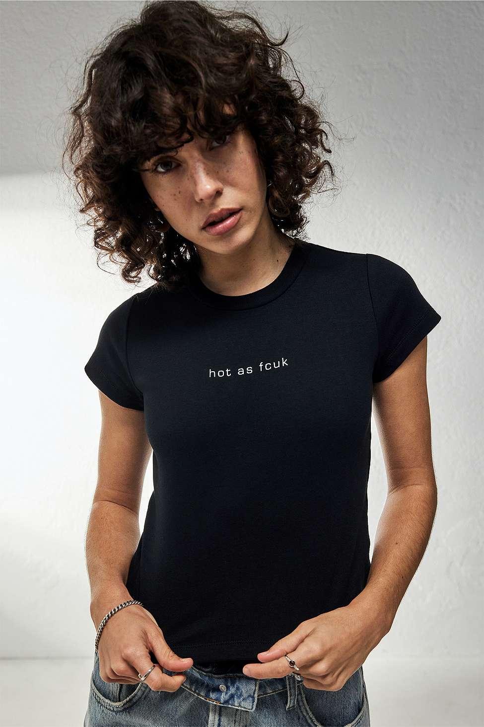 French Connection Uo Exclusive Hot As Baby T-shirt in Blue | Lyst UK