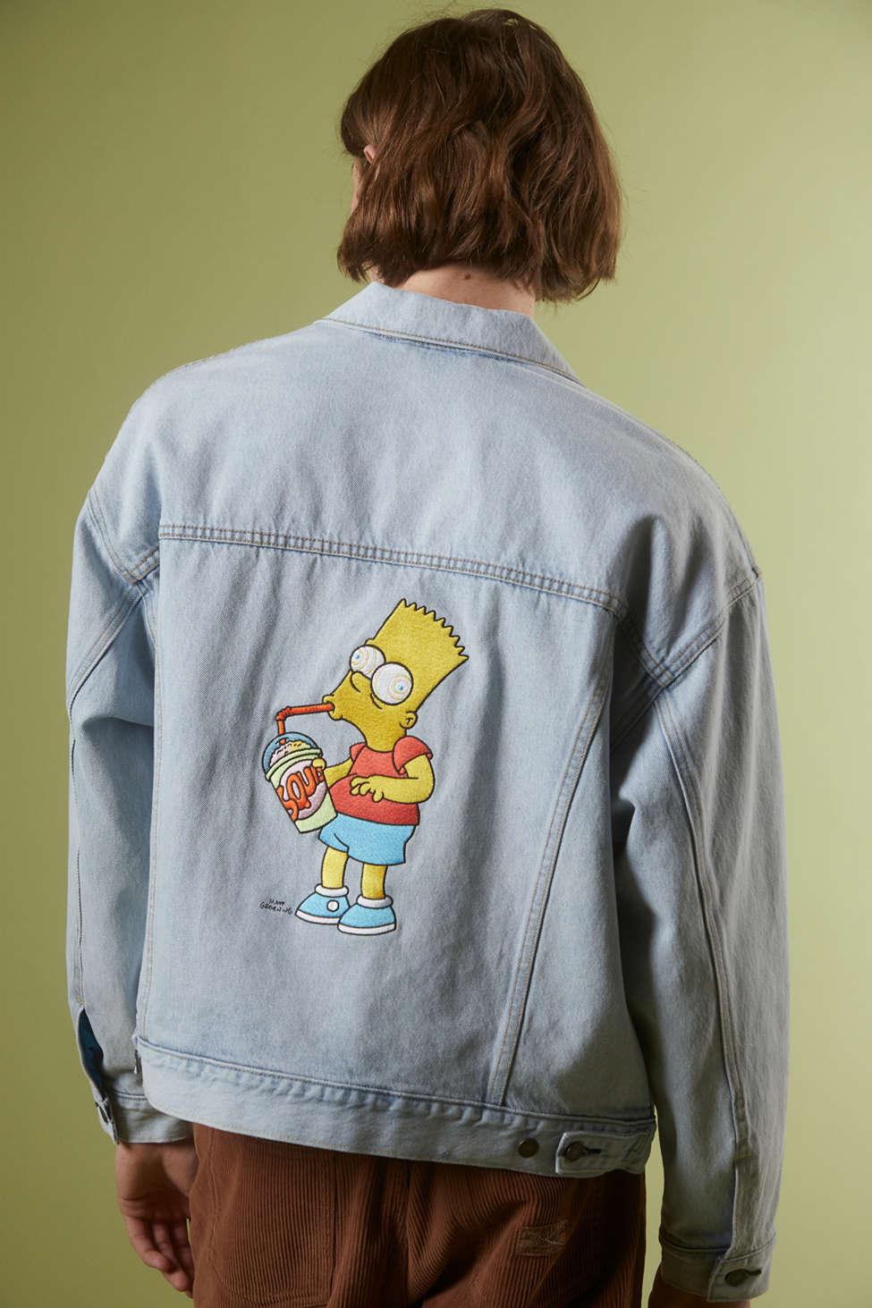 Levi's X The Simpsons Trucker Jacket in Blue for Men | Lyst