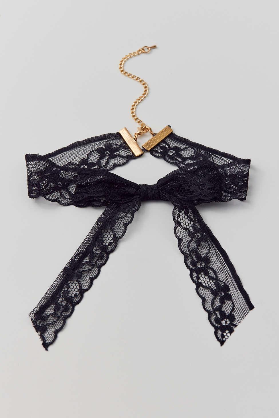 Black Lace Bow