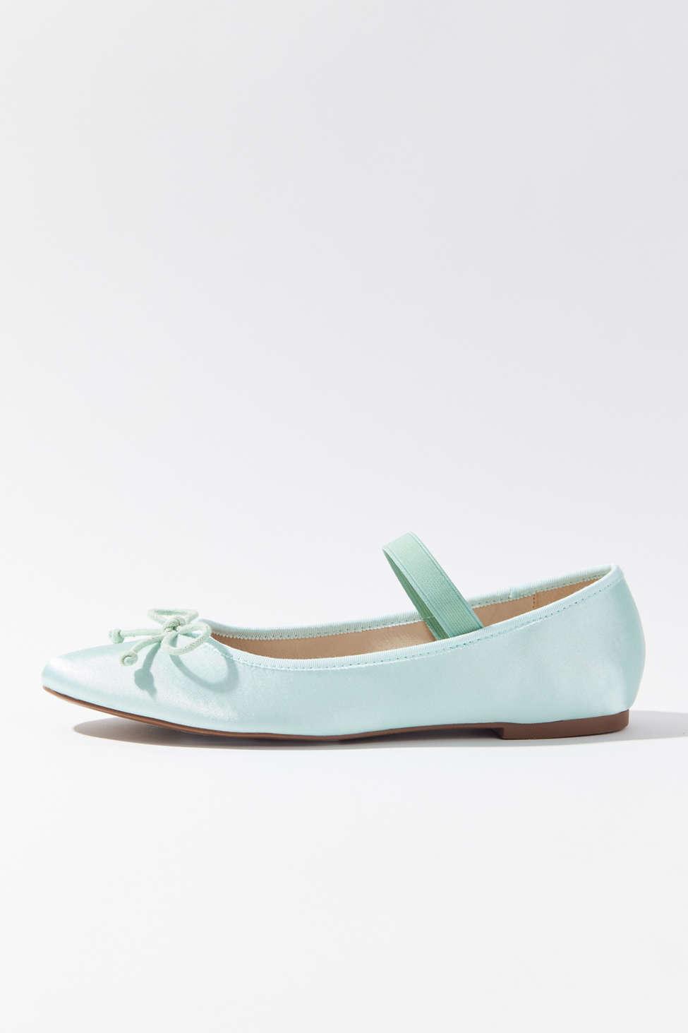 Girls Mint Green Flats