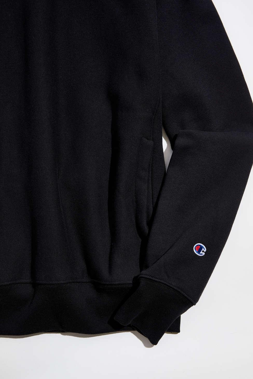 Champion Uo Exclusive Snap Hoodie Classic Sweatshirt in Champion Uo Exclusive Snap Hoodie Classic Sweatshirt in
