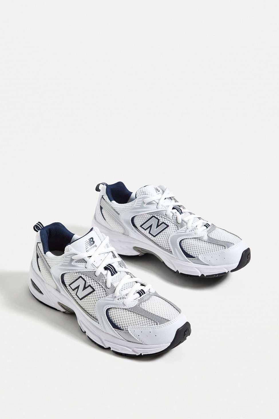 New Balance White 530 Trainers in Purple Lyst UK