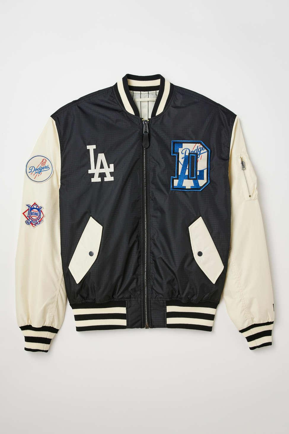 KTZ Alpha Industries X Los Angeles Dodgers Reversible Varsity Jacket in ... KTZ Alpha Industries X Los Angeles Dodgers Reversible Varsity Jacket in ...