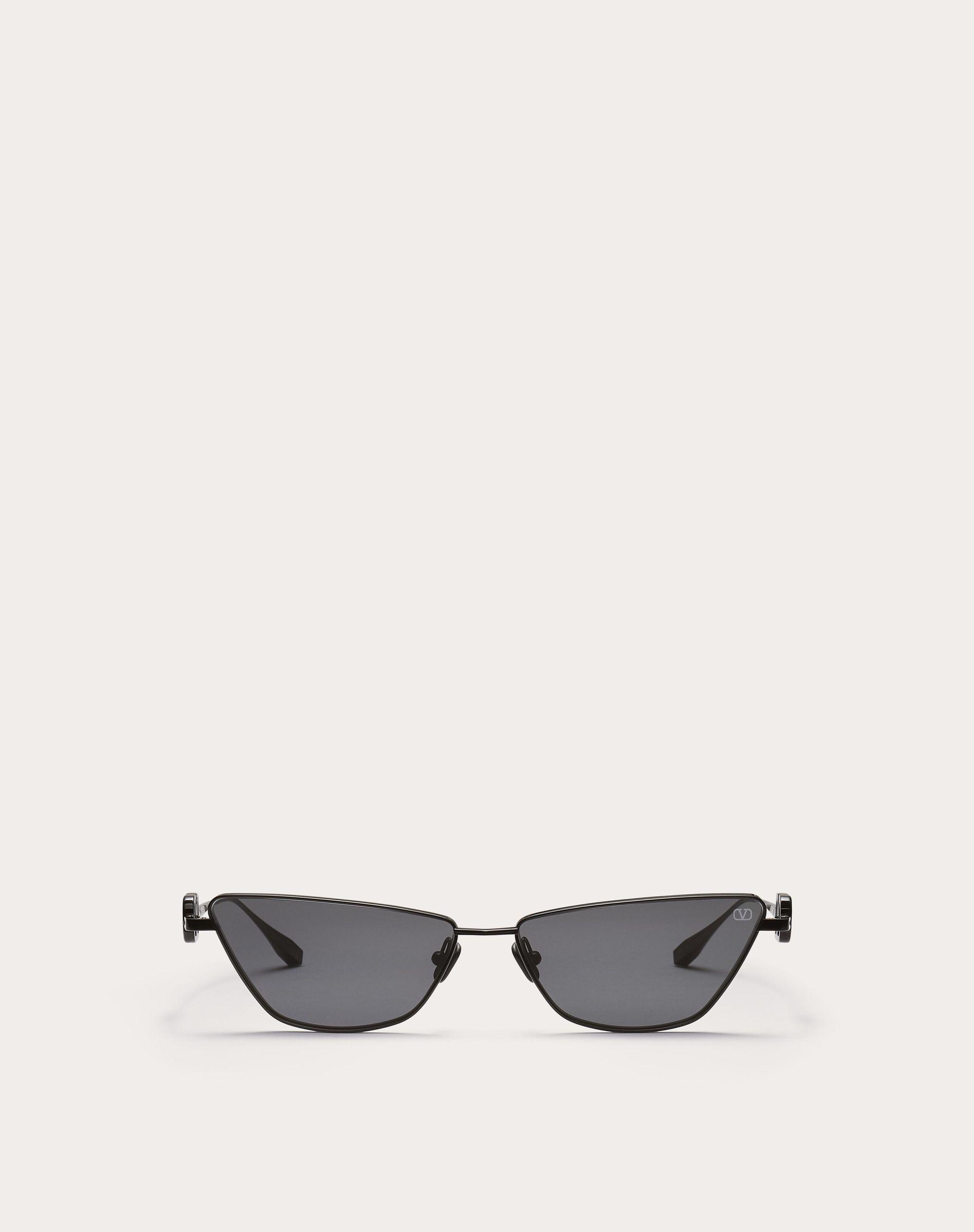 Valentino Vlogo Sign Cat-eye Titanium Frame in Natural | Lyst