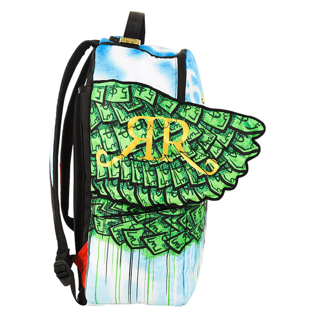 Sprayground Synthetic Richie Rich Money Wings Backpack in Green - Lyst