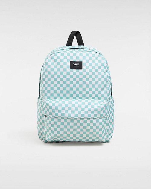 Vans Old Skool Check Backpack in Blue | Lyst UK