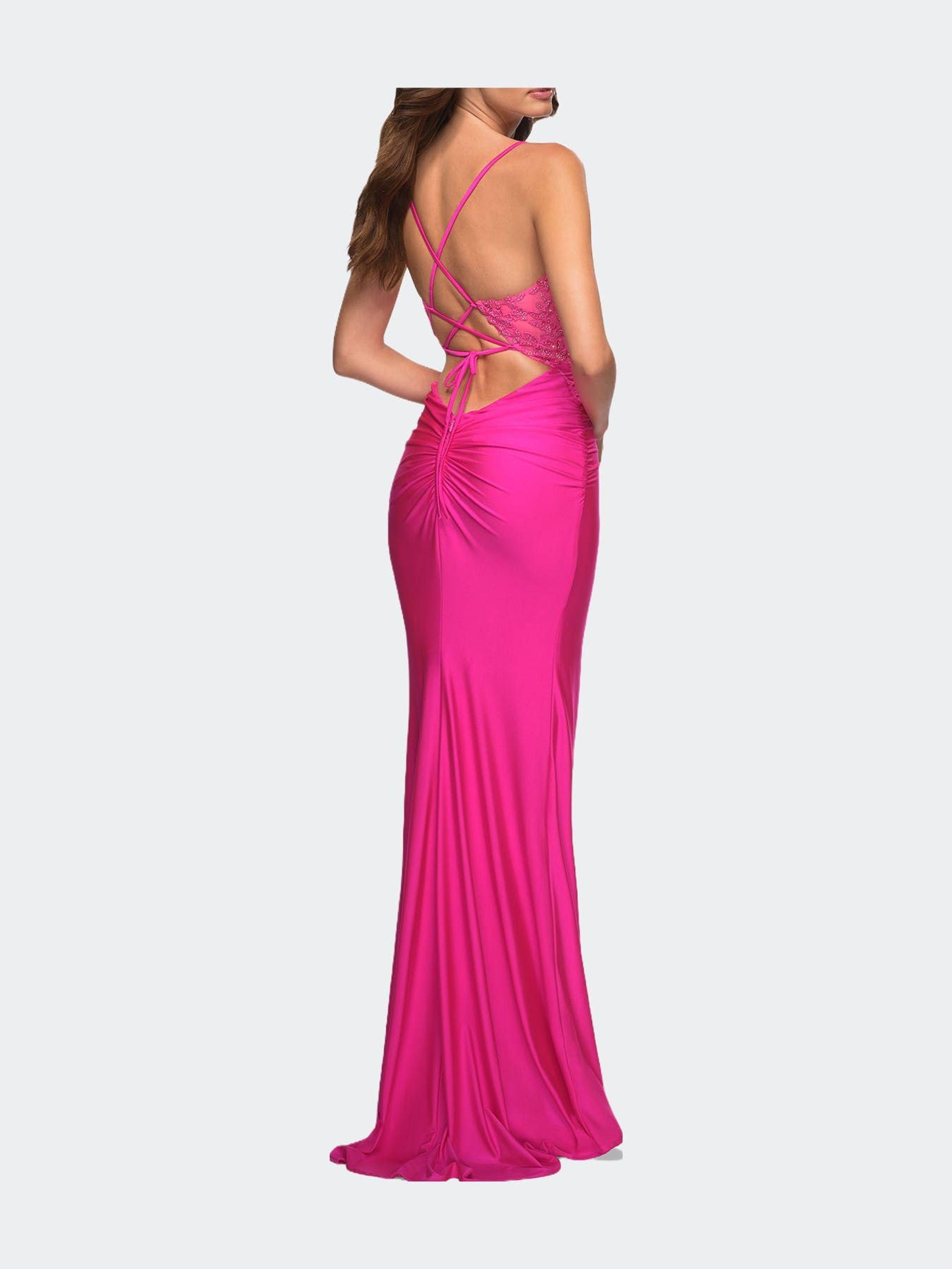 Neon Prom Dress