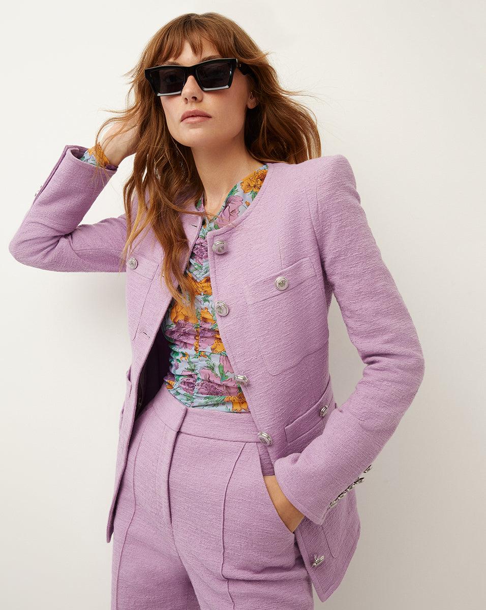 Veronica Beard Corey Dickey Jacket in Purple | Lyst