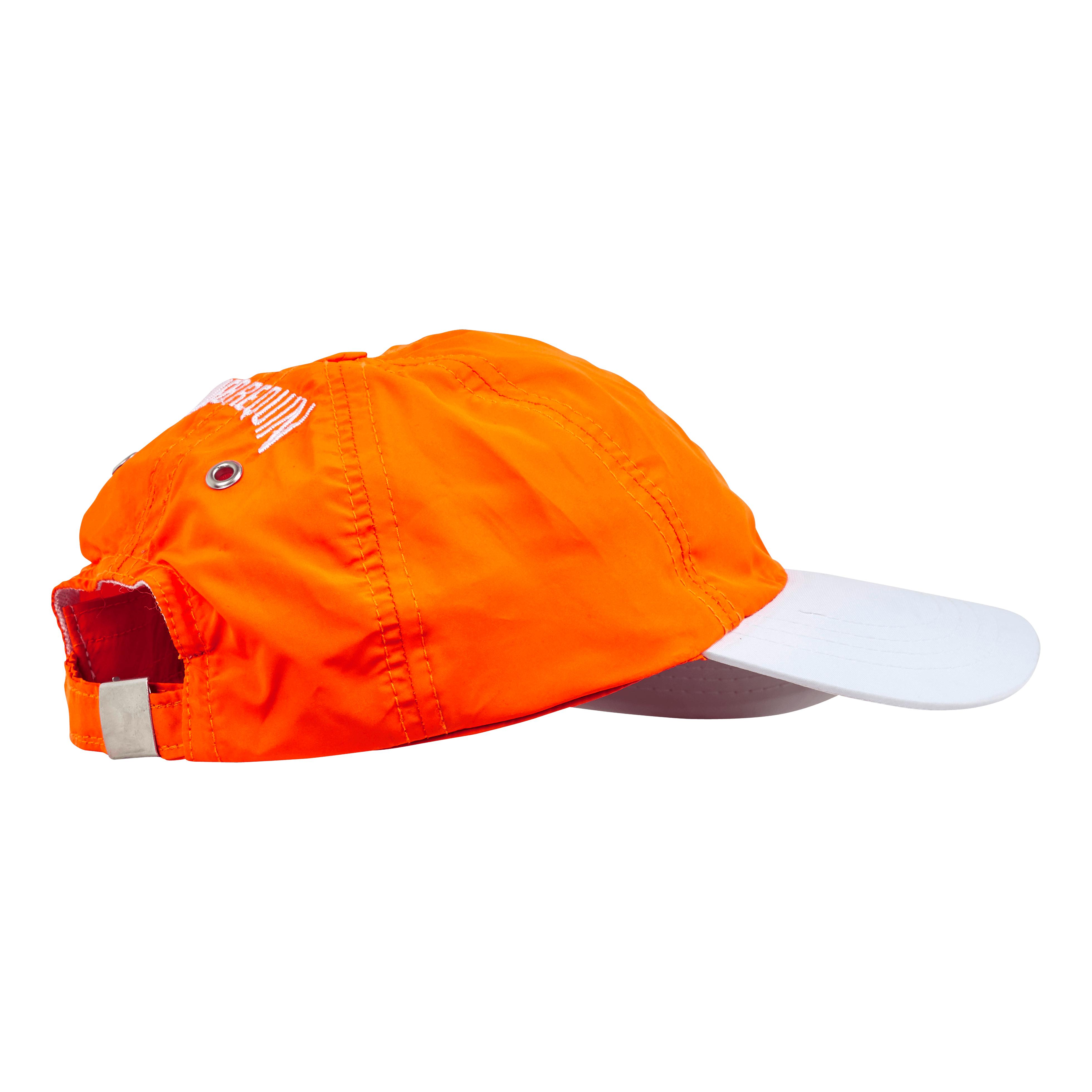 Vilebrequin Leather Unisex Cap Solid Fluo in Orange - Lyst