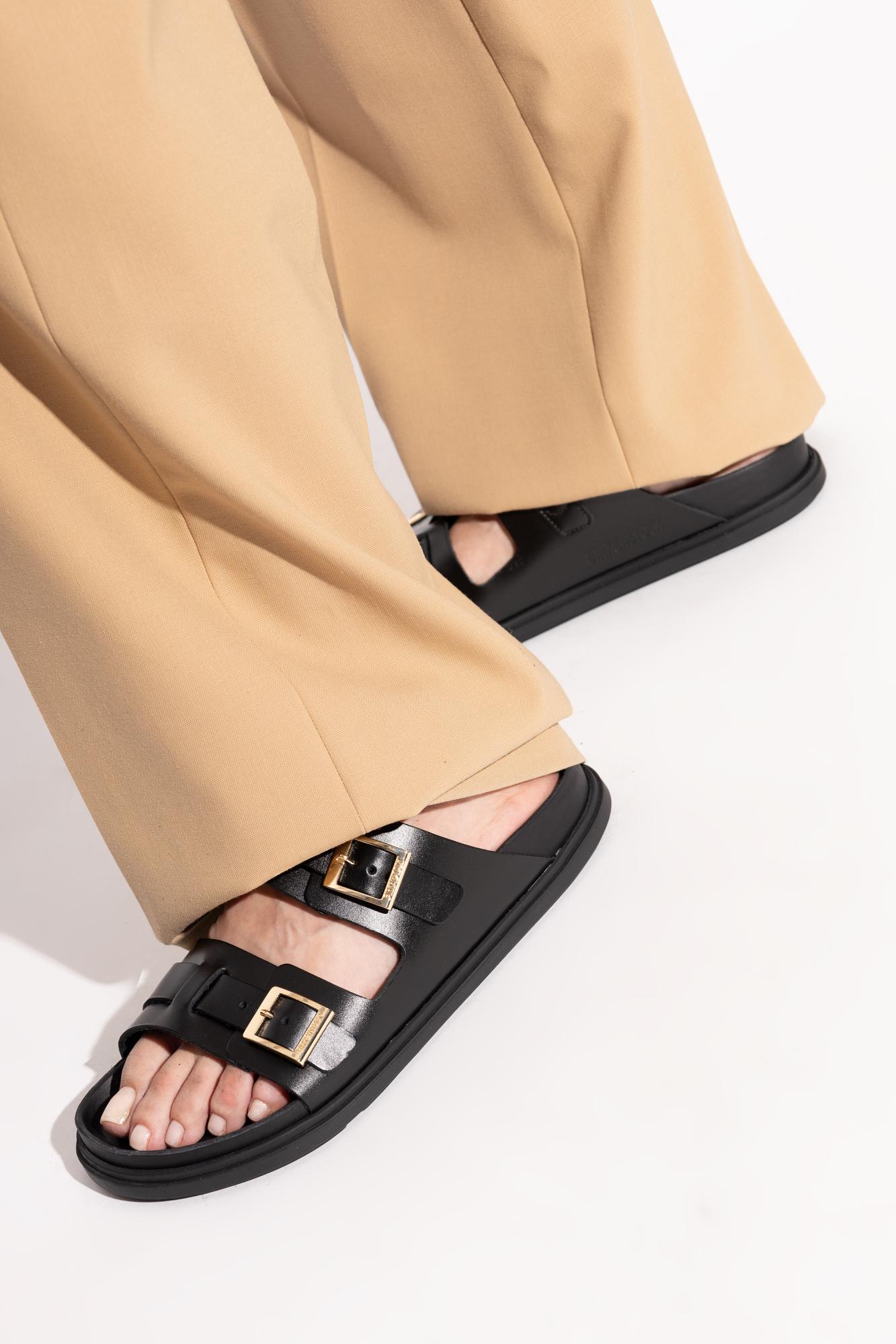 Birkenstock Slides St Barths in Black for Men | Lyst