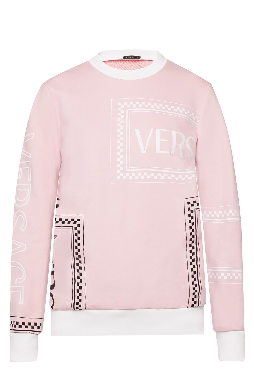 Buy pink versace sweater> OFF-71%