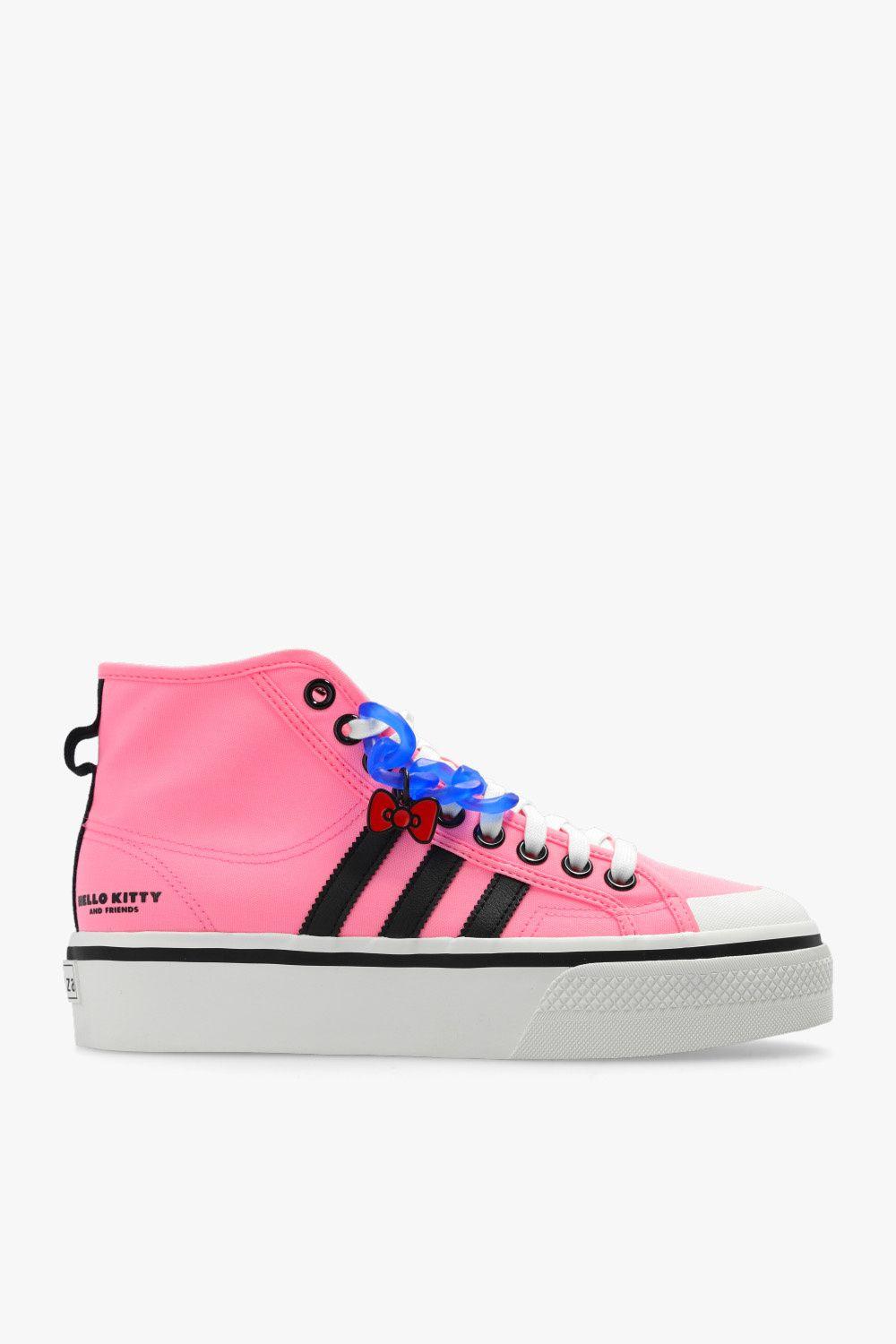 adidas Originals X Hello Kitty 'nizza Platform Mid W' Sneakers in Pink ...