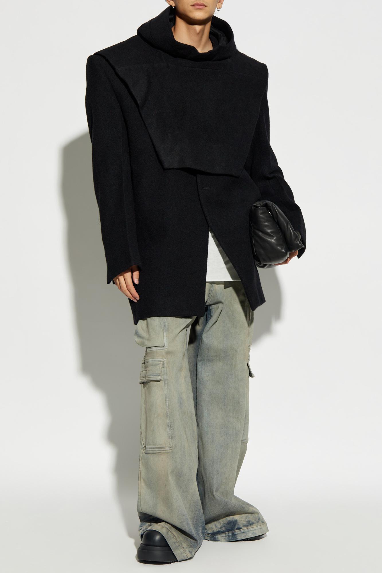 Rick Owens Coat Tatlin in Black for Men | Lyst
