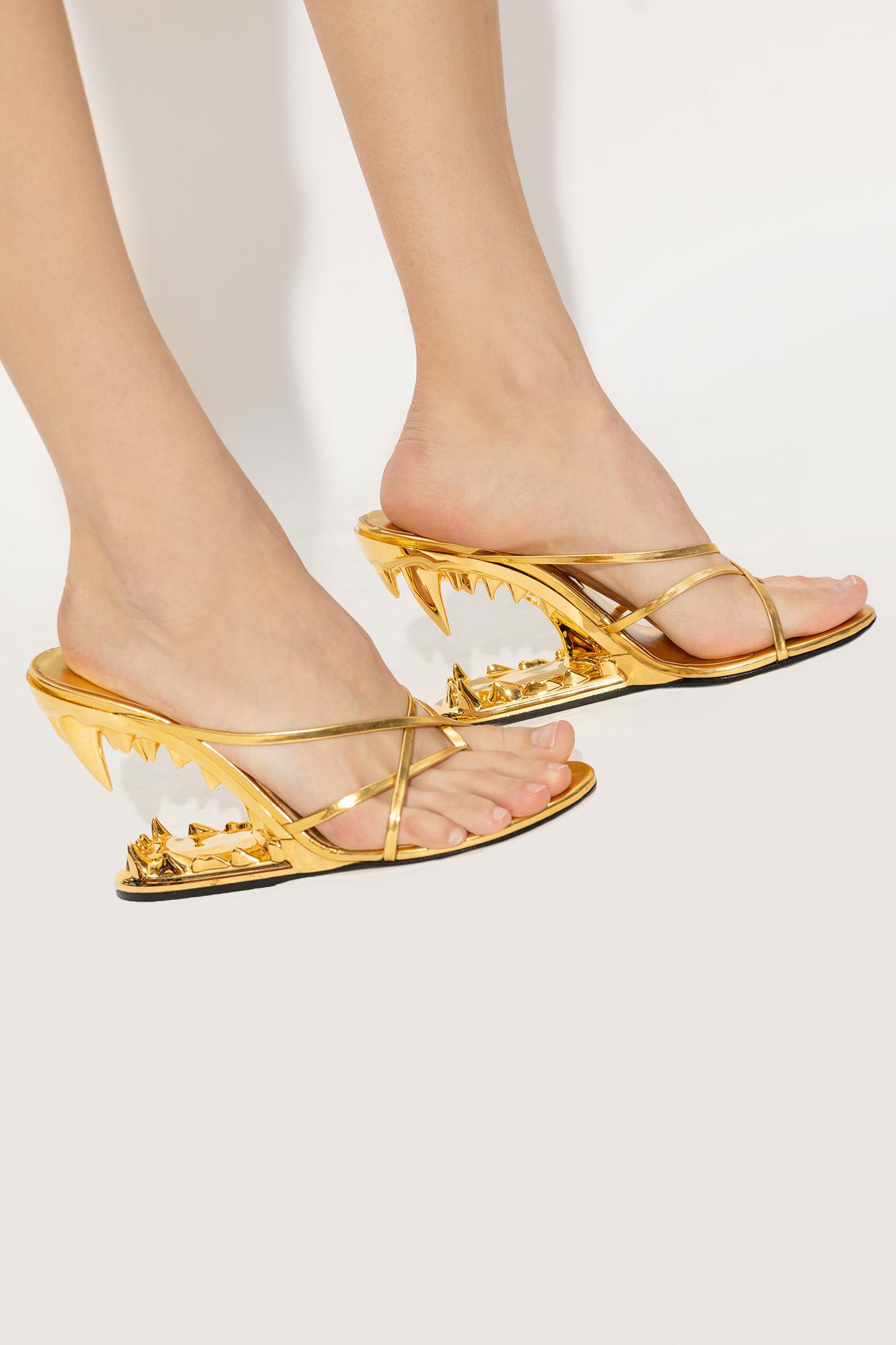 Gcds ‘Morso’ Wedge Mules in Metallic | Lyst