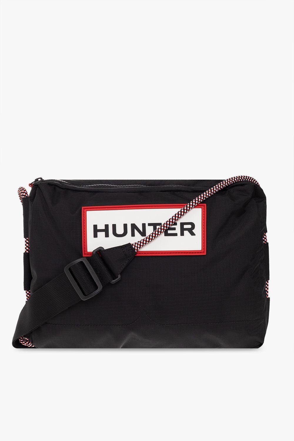 HUNTER Shoulder Bag With Logo in Black | Lyst
