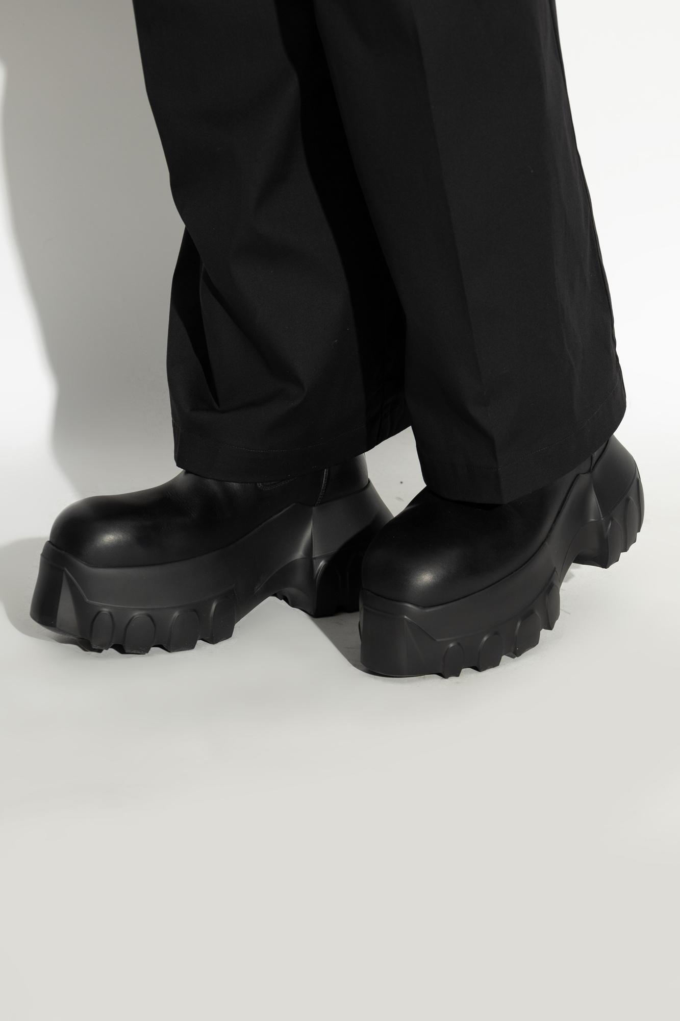 Rick Owens High Platform Boots in Black for Men | Lyst