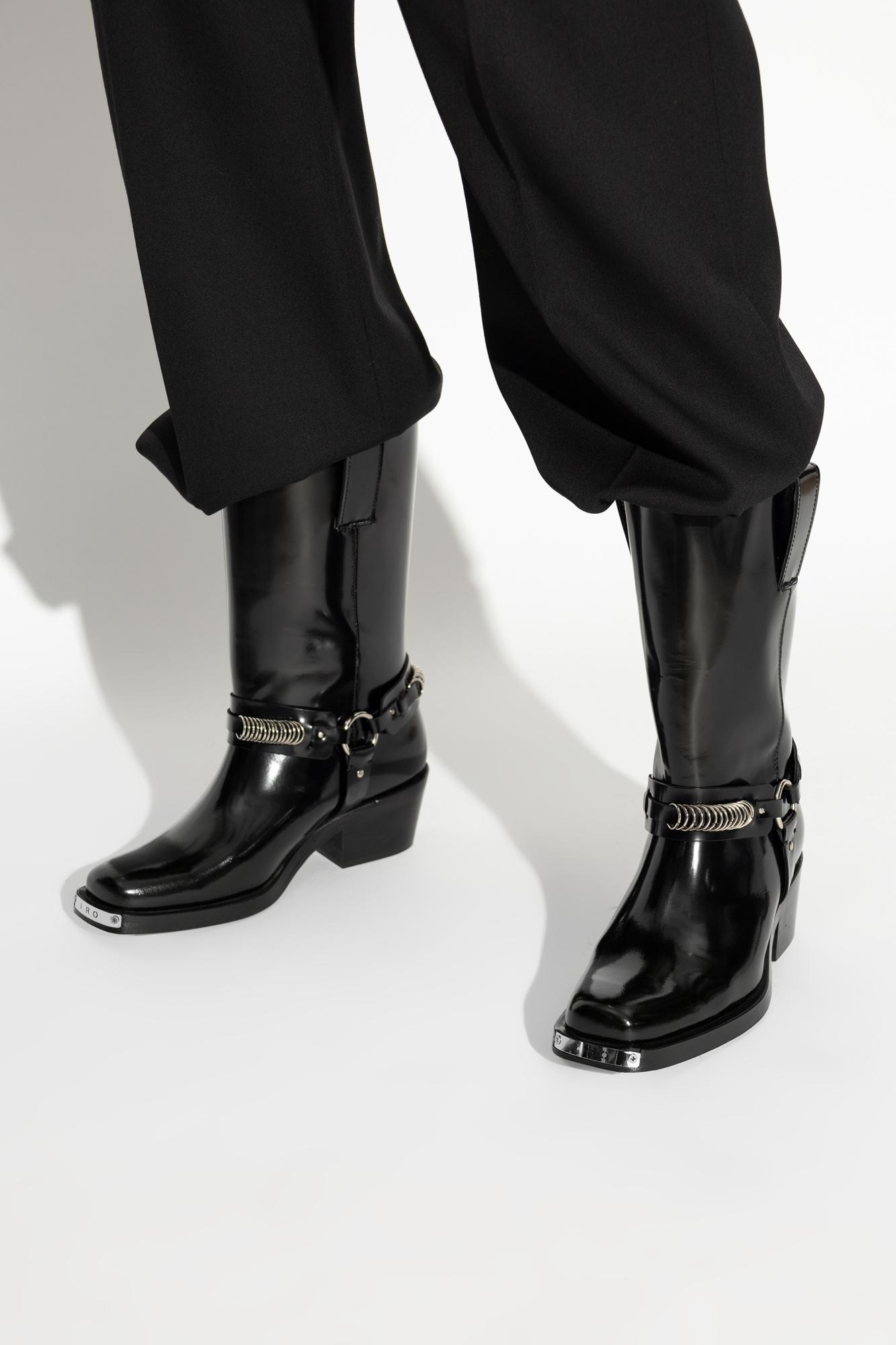 IRO Heeled Ankle Boots Motty in Black | Lyst