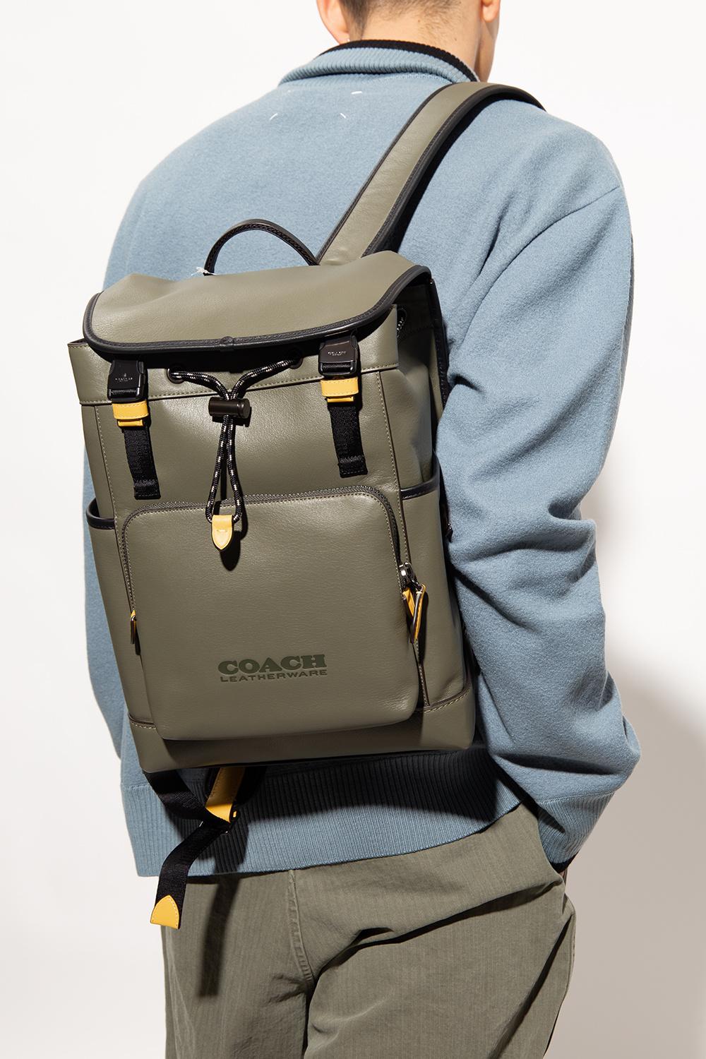 COACH 'league' Backpack in Green for Men | Lyst