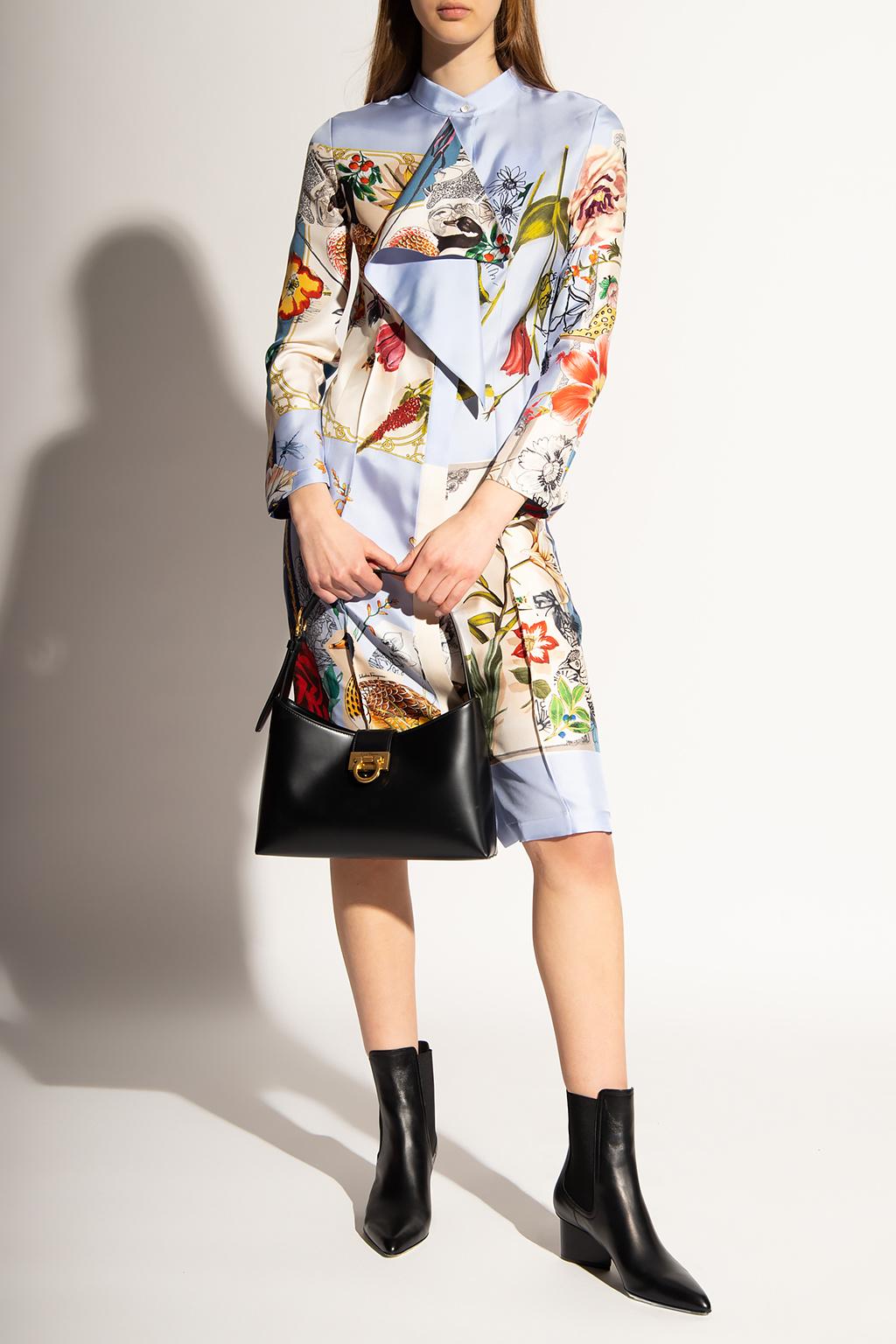 Ferragamo Silk Dress | Lyst Ferragamo Silk Dress | Lyst