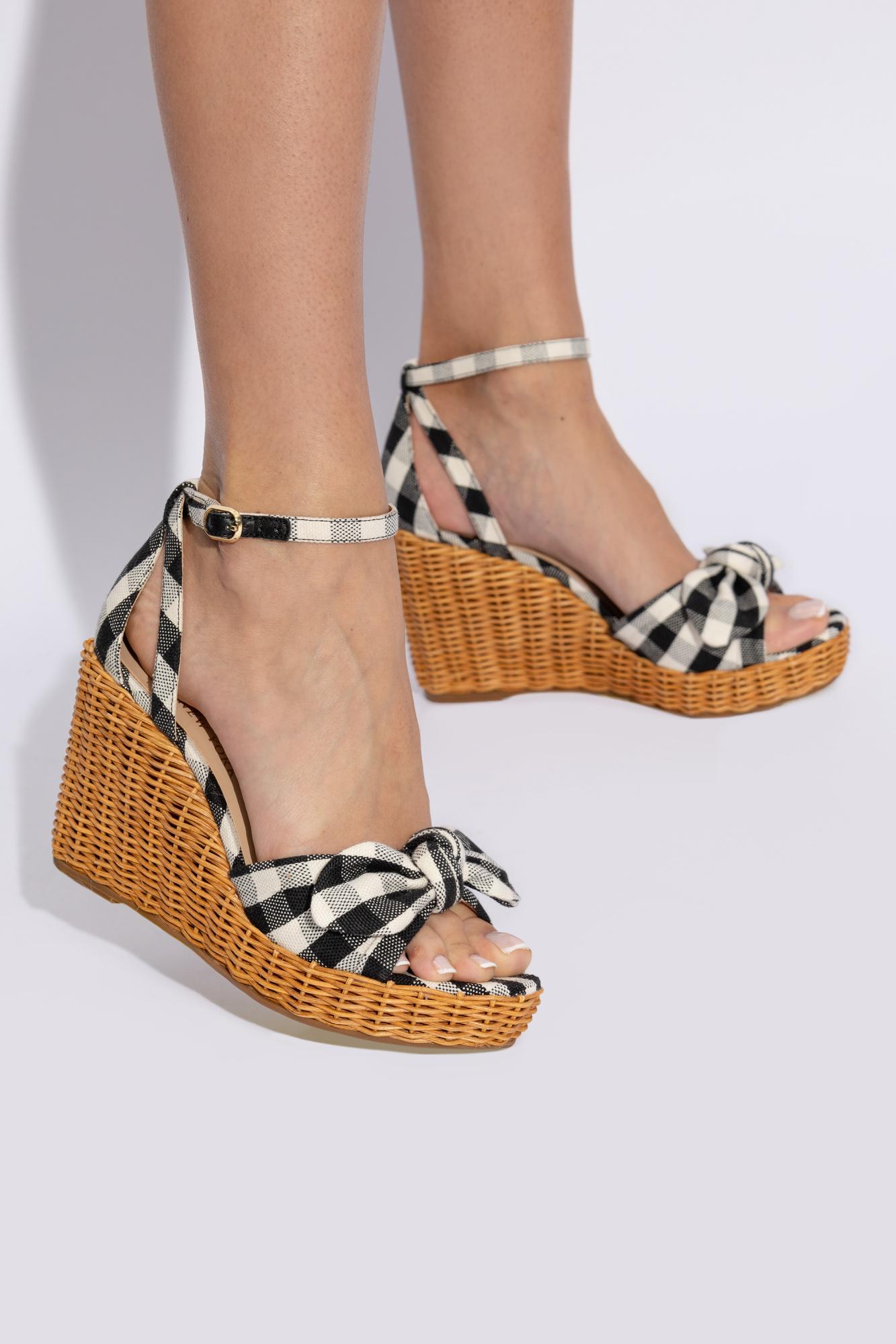 Kate Spade ‘Tianna’ Wedge Sandals in Brown | Lyst