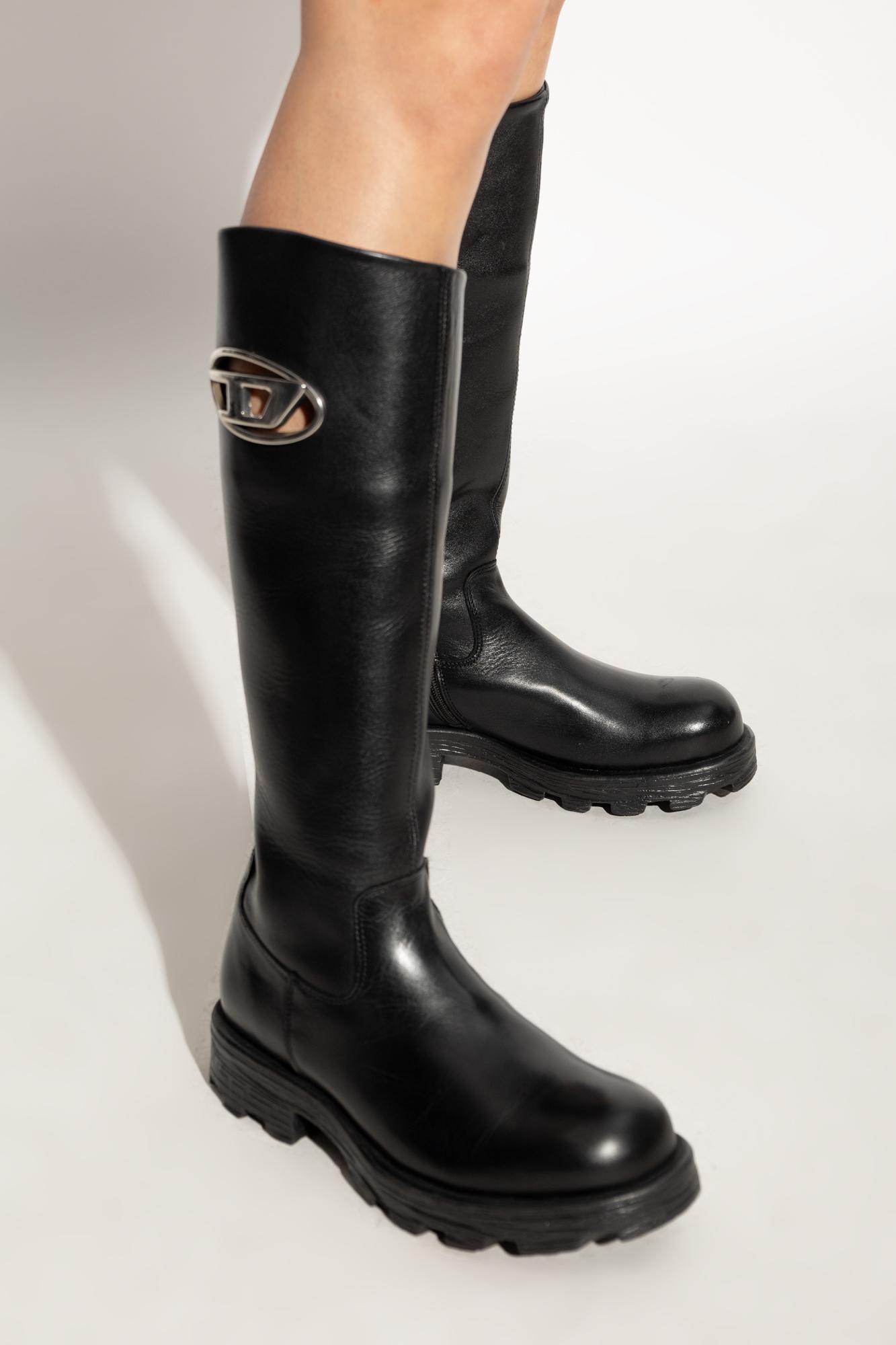 DIESEL Boots D-Hammer in Black | Lyst