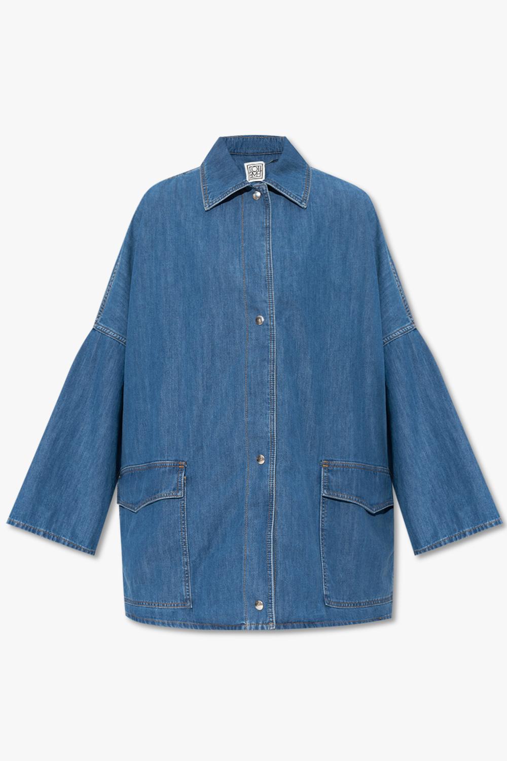 TOTEME Oversize Denim Jacket in Blue | Lyst Canada
