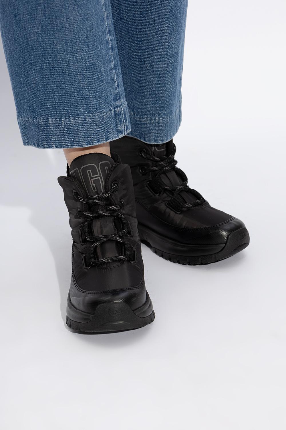 UGG ‘Yose Puffer Lace’ Snow Boots in Black | Lyst