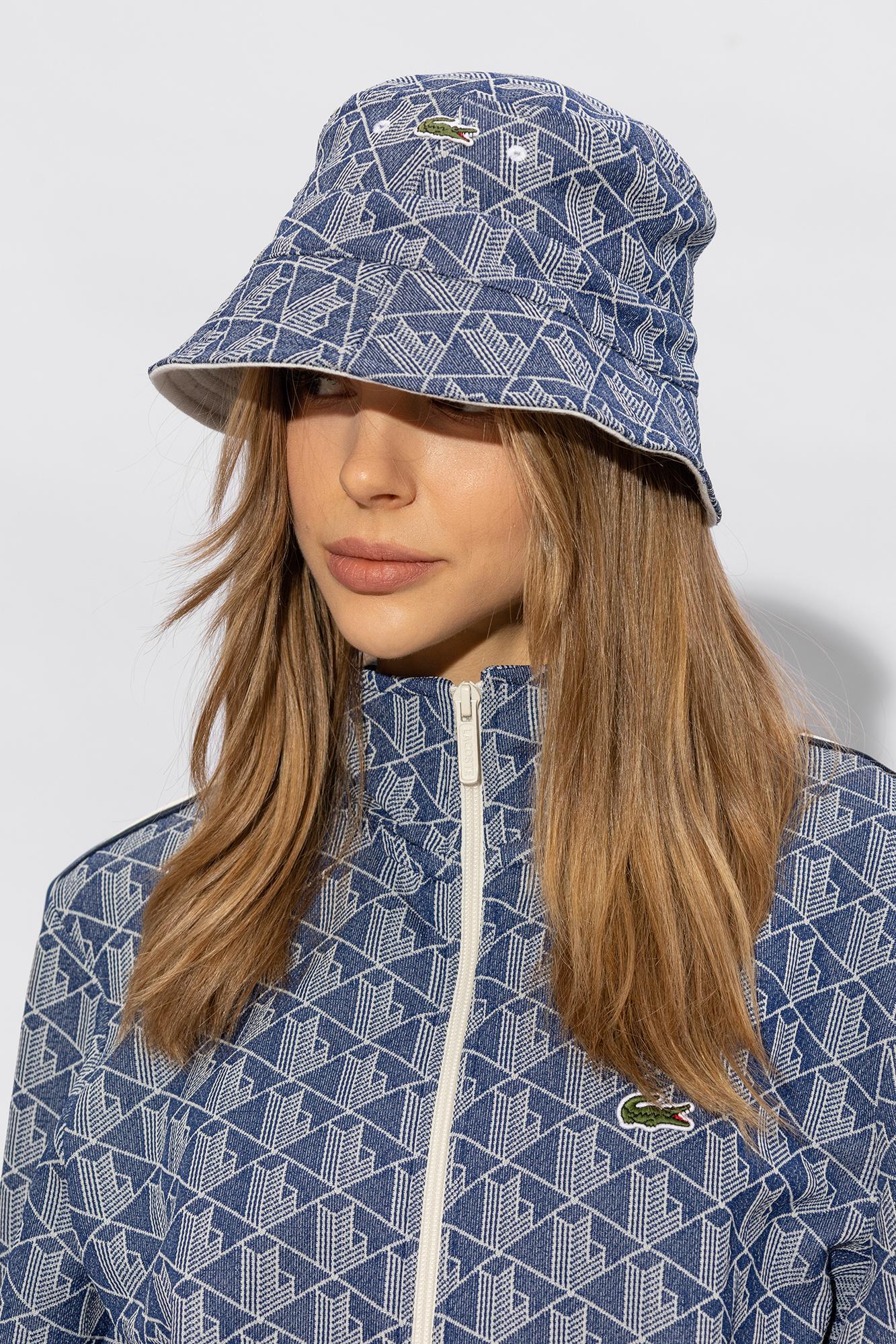 Lacoste Reversible Bucket Hat in Blue | Lyst