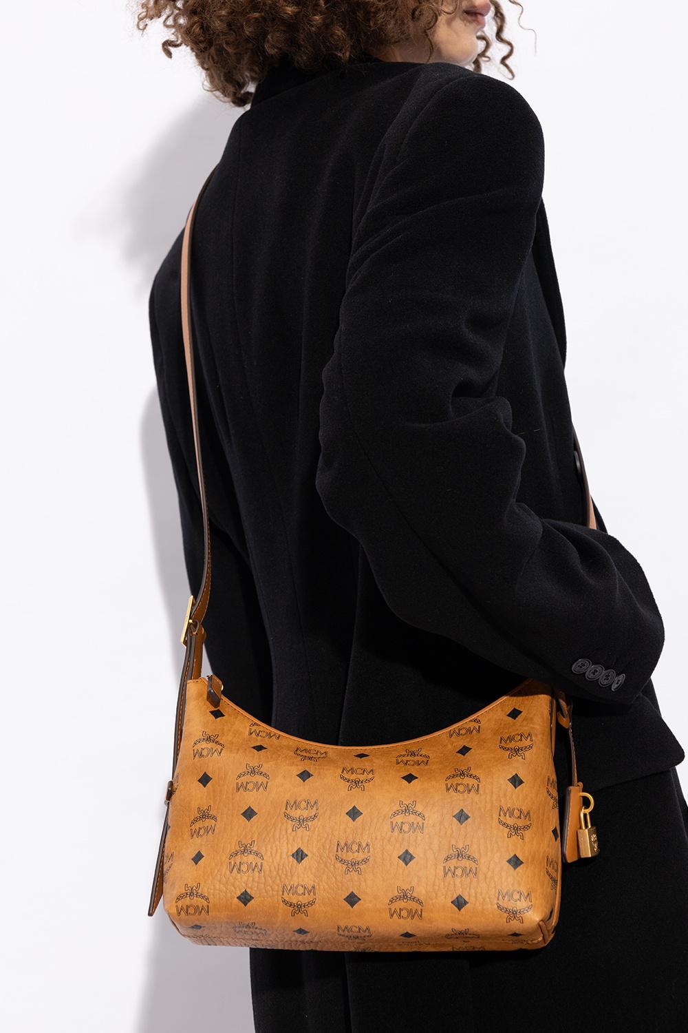 MCM ‘Aren Small’ Shoulder Bag in Brown | Lyst