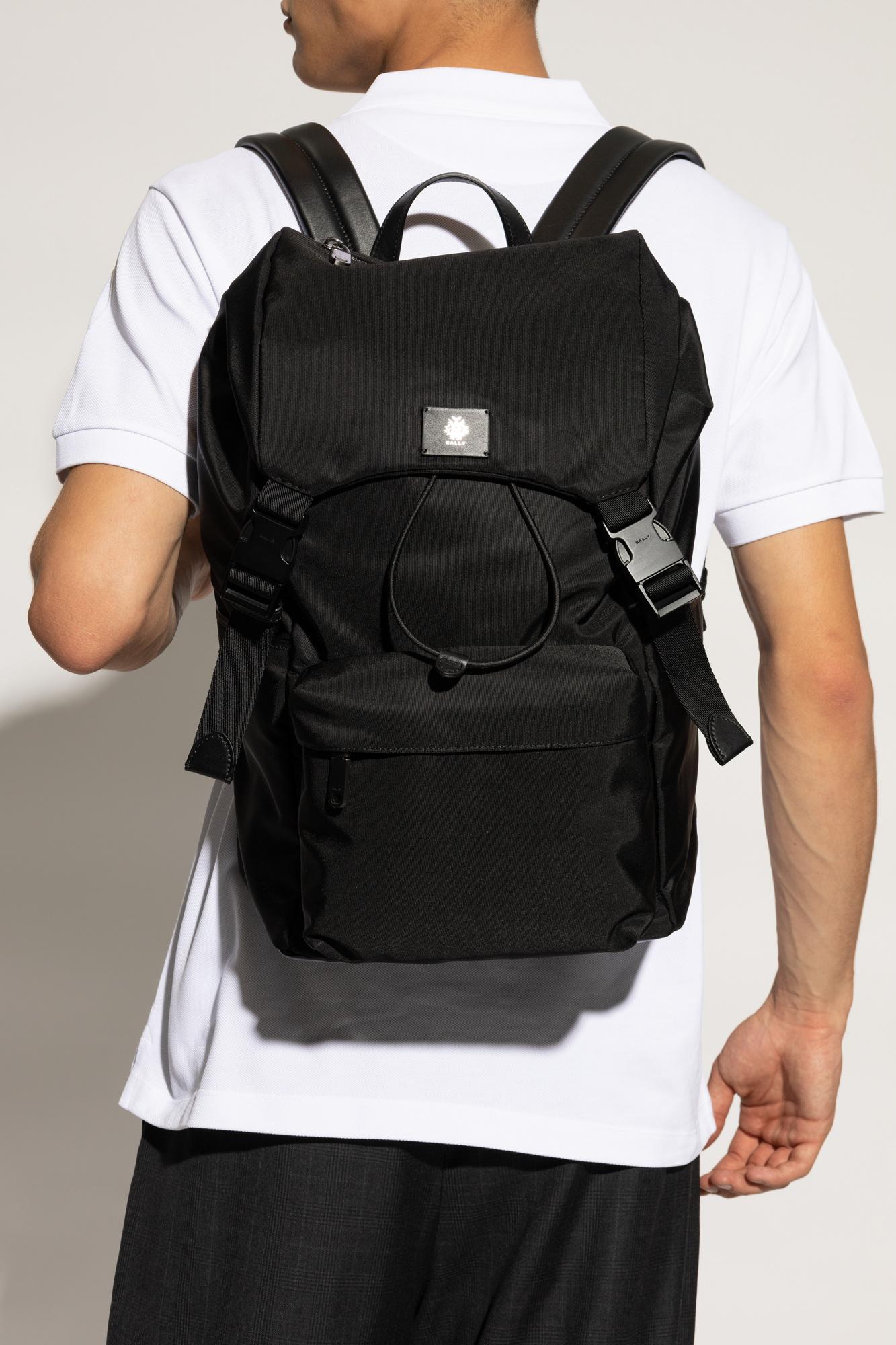 Bally Backpack With Logo in Black for Men | Lyst