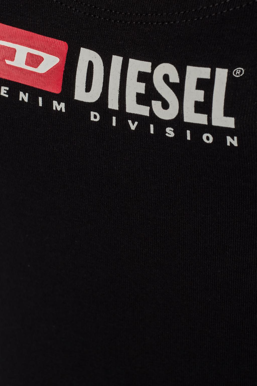 DIESEL Cotton Logo-printed Body in Black - Lyst